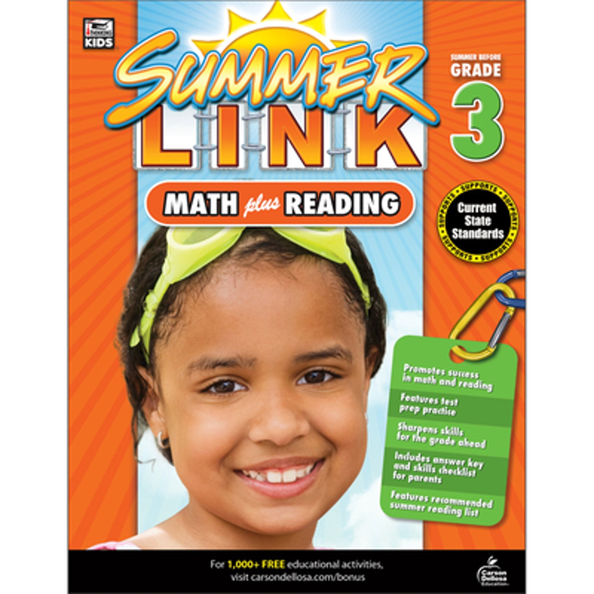 Pre-Owned Math Plus Reading Workbook : Summer Before Grade 3 (Paperback ...