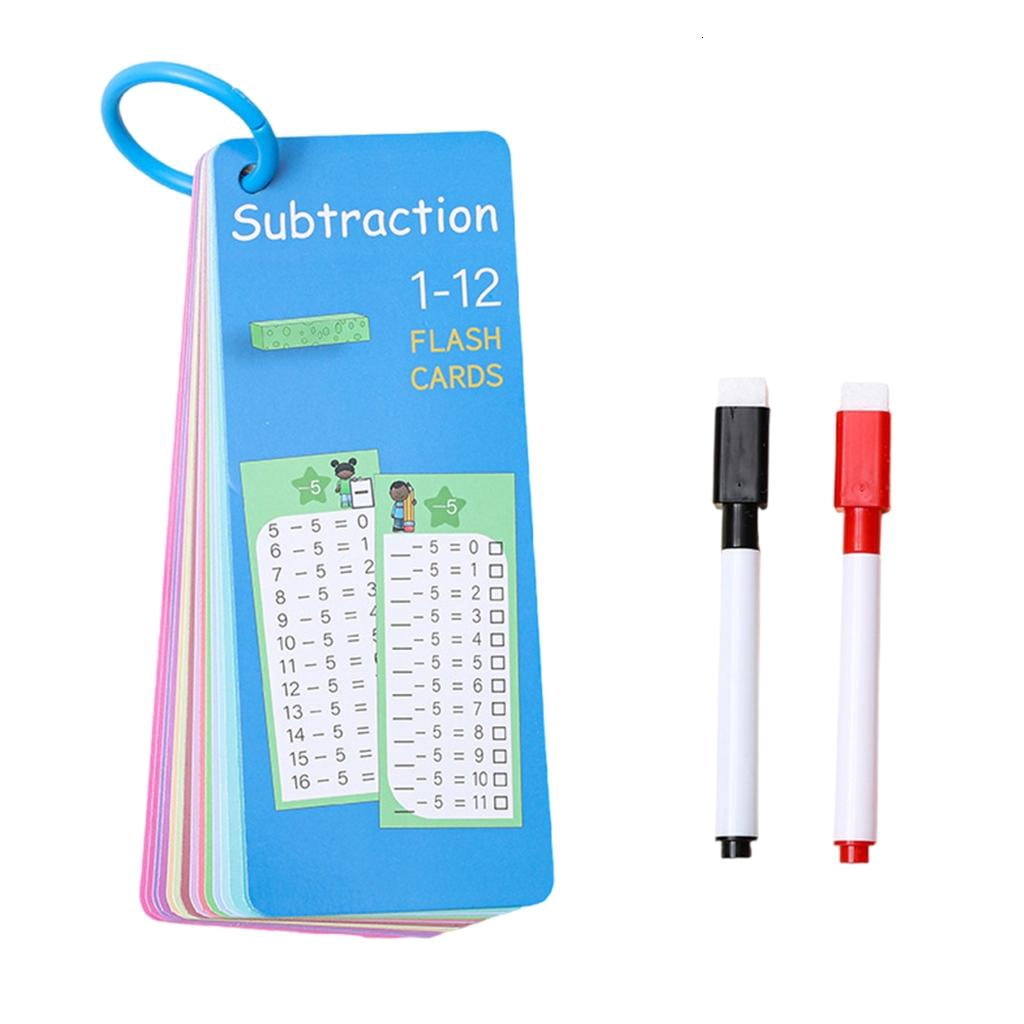 Math Practice Cards Mathematics Education Cards Flashcards Math Facts ...