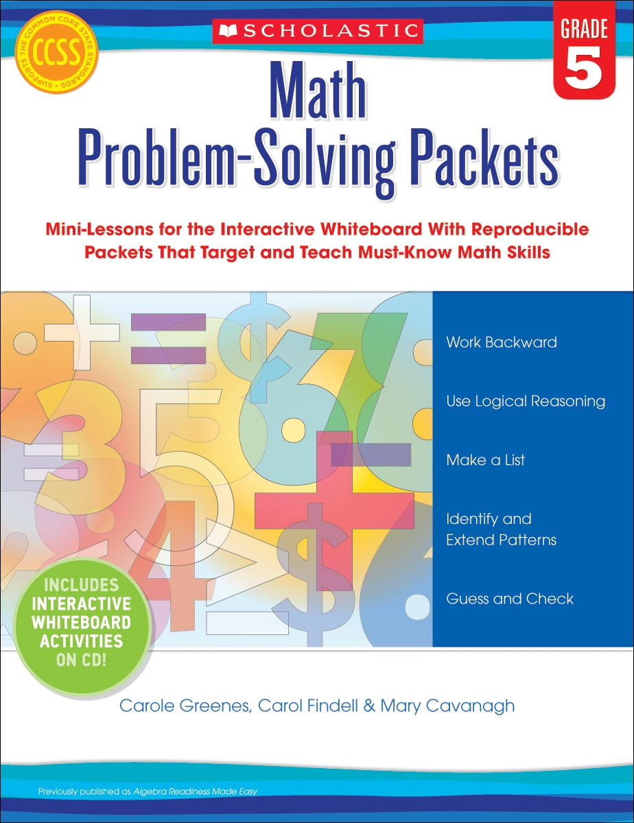 Pre-Owned Math Problem-Solving Packets: Grade 5: Mini-Lessons for the ...