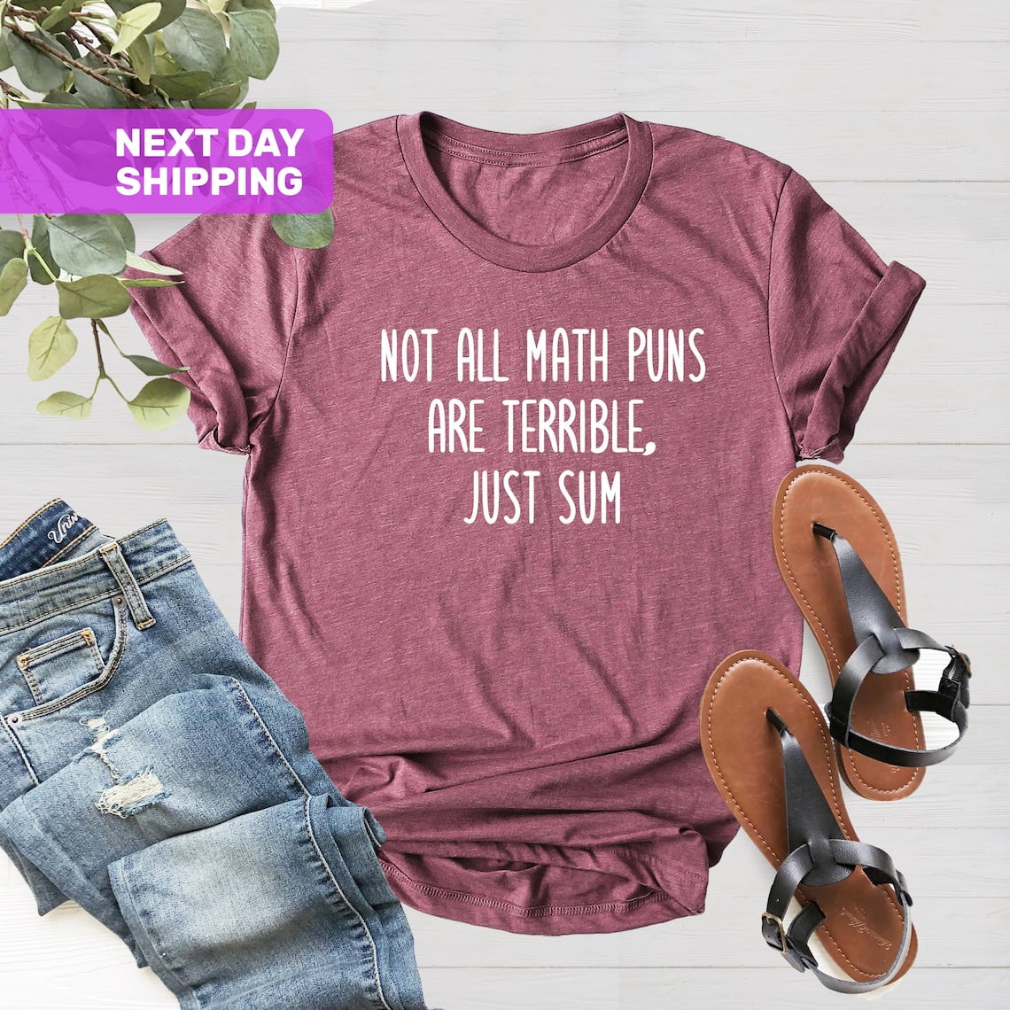 Not All Math Puns Are Terrible Just Sum, Cute Pun Satire Dad Joke ...