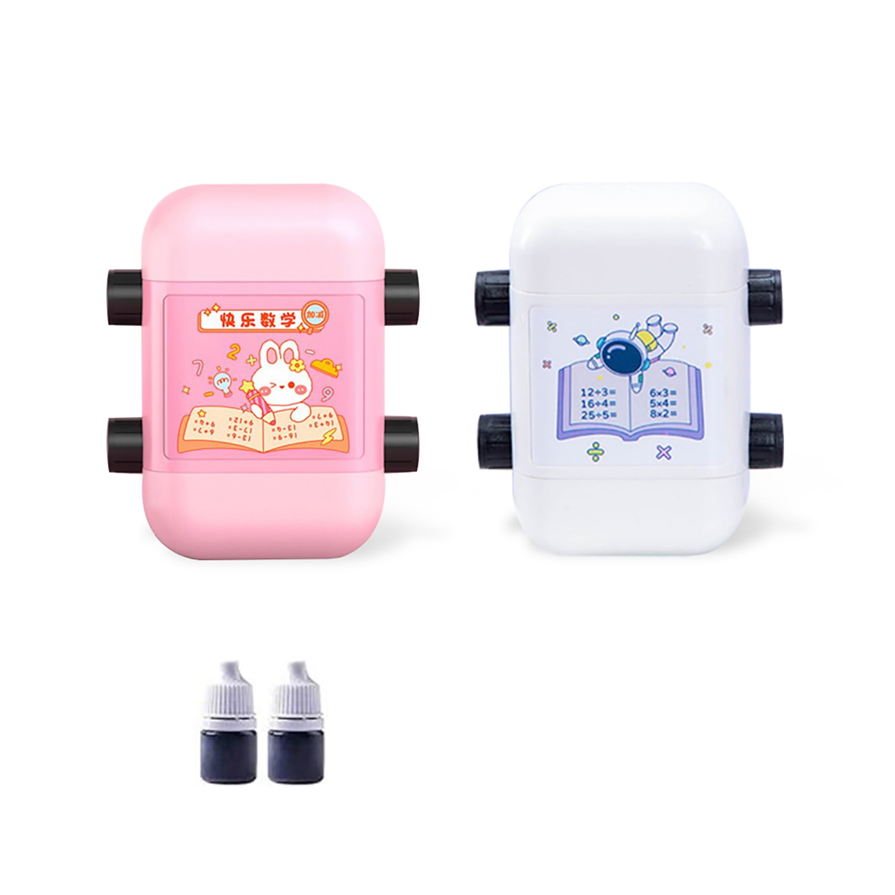 Math Roller Stamp, 2-in-1 Addition, Subtraction, Multiplication ...