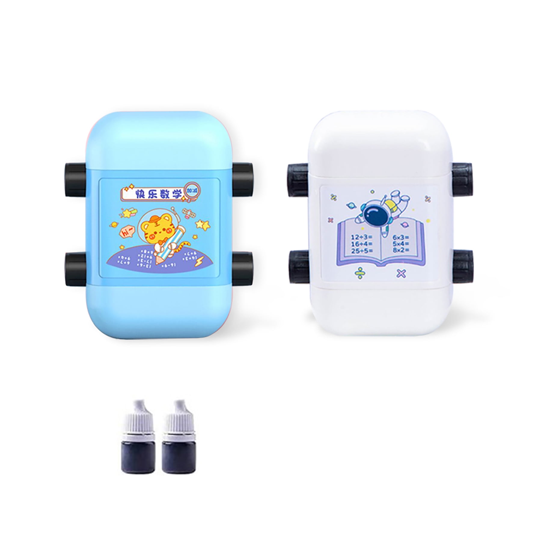 Math Roller Stamp, 2-in-1 Addition, Subtraction, Multiplication ...