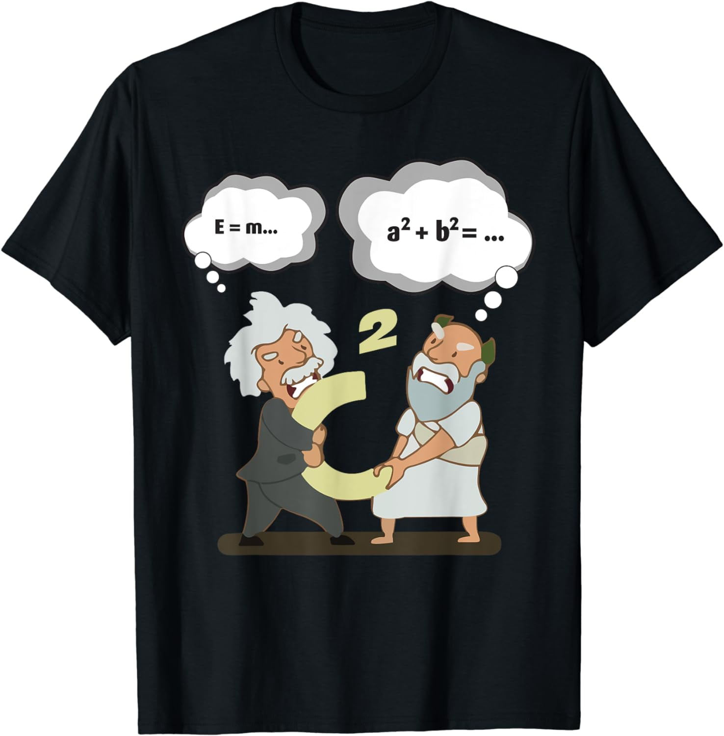 Math Science E = MC2 a2 + b2 = c2 Funny Science Tshirt Gifts - Walmart.com