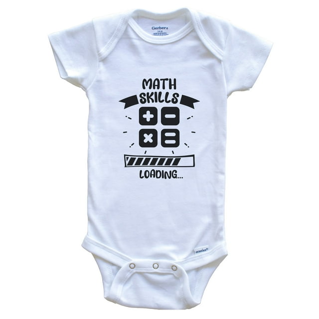 Math Skills Loading Funny Math Baby Bodysuit - Walmart.com