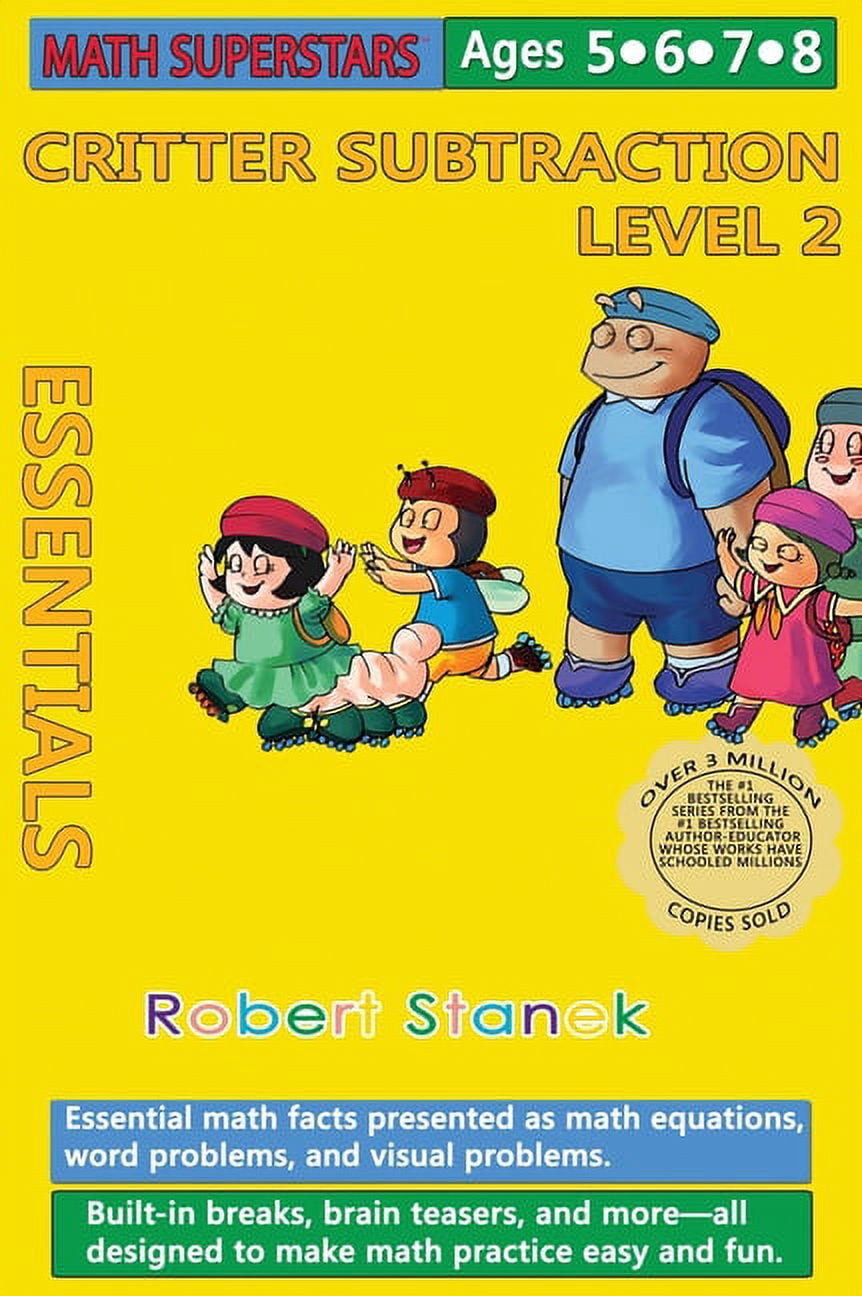 Math Superstars: Math Superstars Subtraction Level 2, Library Hardcover ...