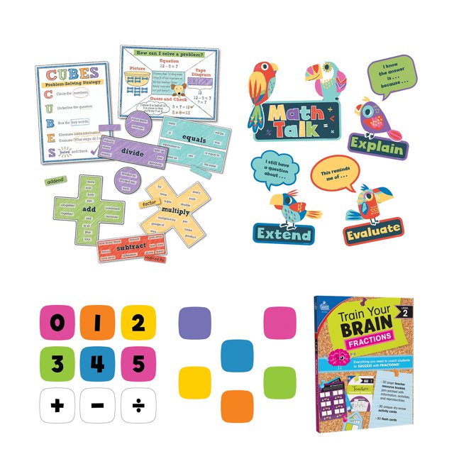 Math Teacher Classroom Bundle Grade 4 and 5 - Walmart.com