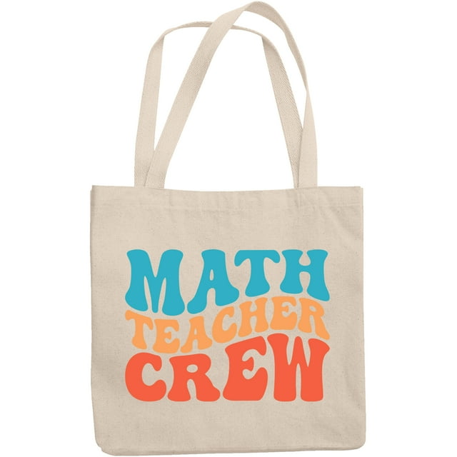 Math Teacher Crew, Mathematics Teachers Themed, Groovy Retro Wavy Text ...