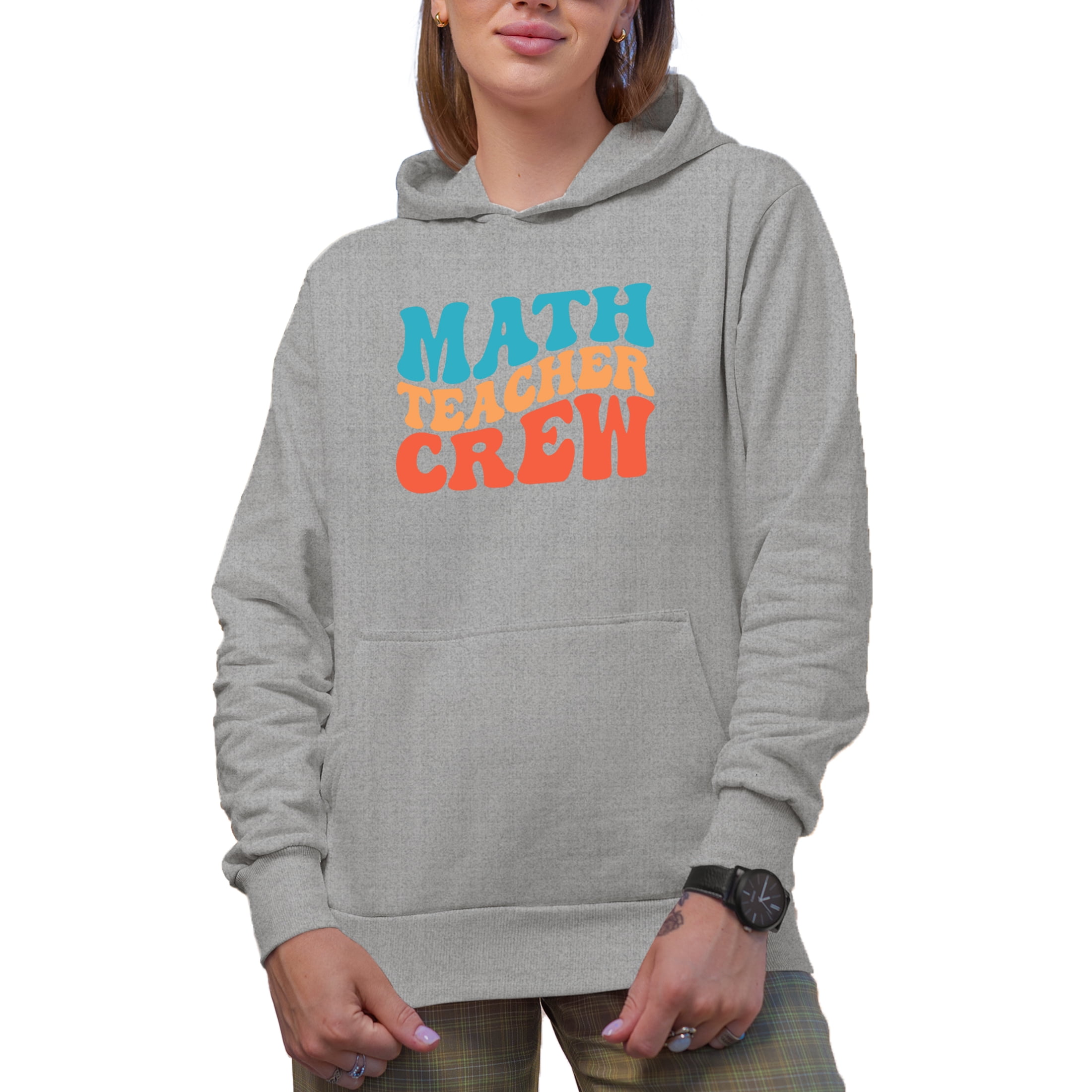 Math Teacher Crew, Mathematics Teachers Themed, Groovy Retro Wavy Text ...