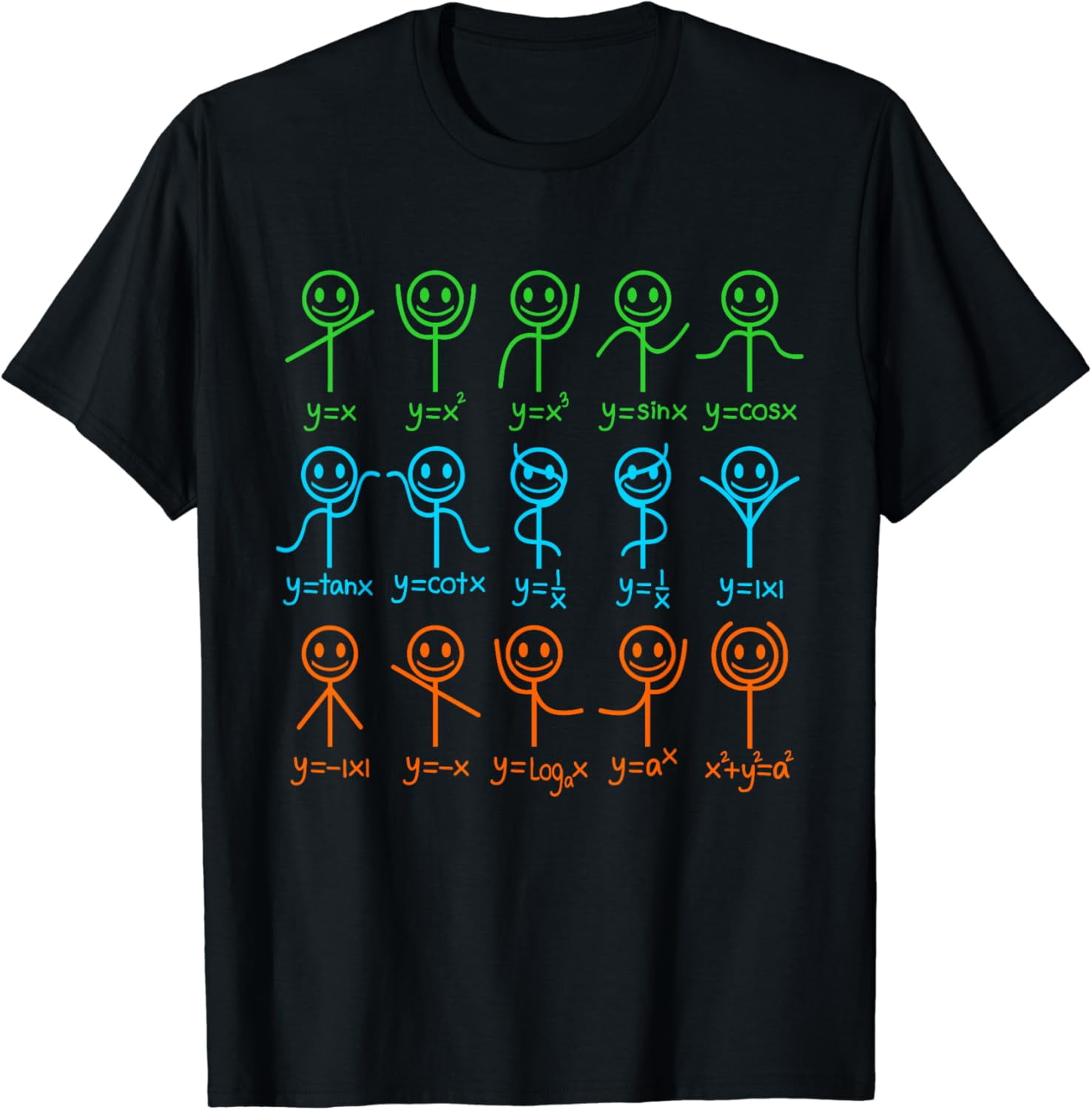Math Teacher Dance Equation Mathematic Maths Student Graphic T-Shirt - Walmart.com