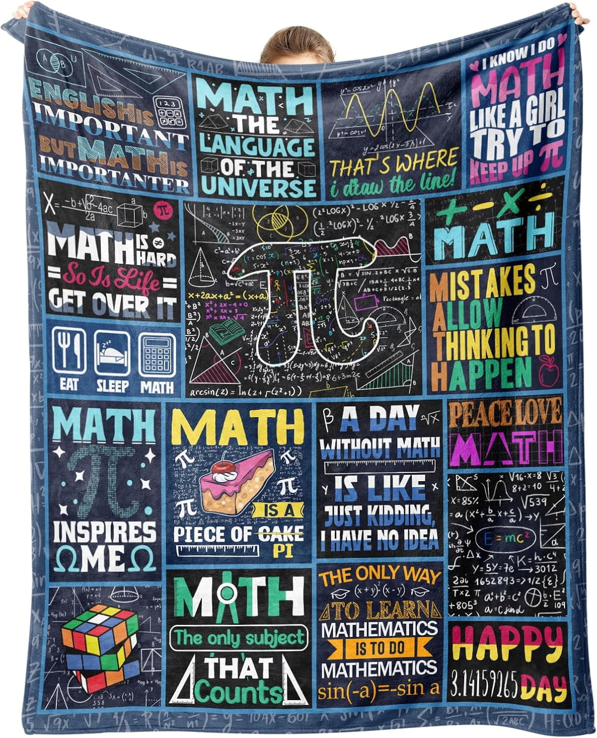 Math Teacher Gift, Teacher Blanket, Gifts for Math Teachers ...
