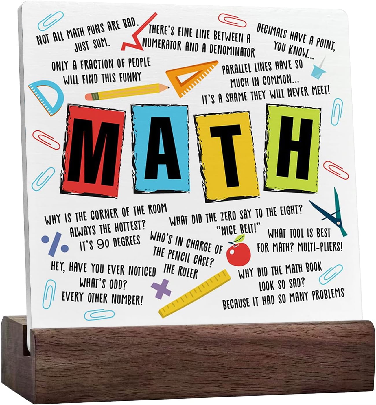 Math Teacher Gifts for Women Men, Teacher's Day Gifts, Back to School ...