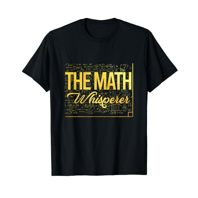 Math Teacher Mathematician Vintage The Math Whisperer T-Shirt - Walmart.com