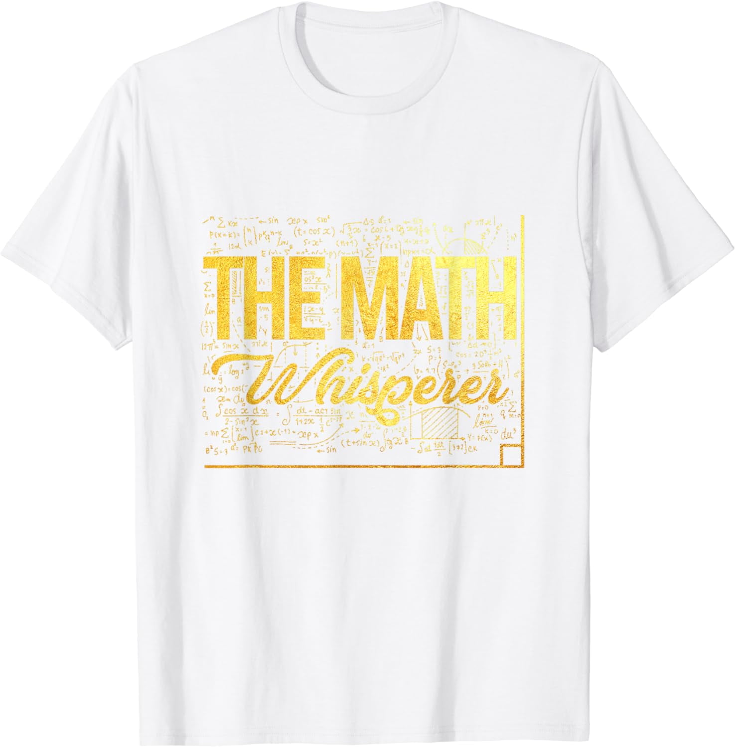 Math Teacher Mathematician Vintage The Math Whisperer T-Shirt - Walmart.com