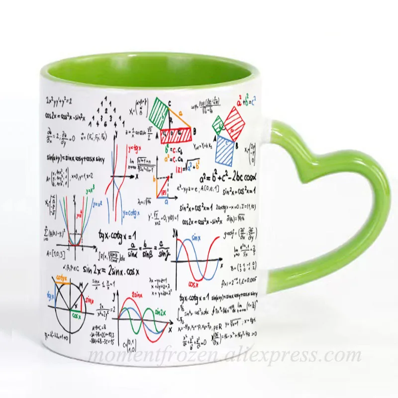 Math Teacher Mugs School Students Cups Mathematics Parabolic Formulas ...