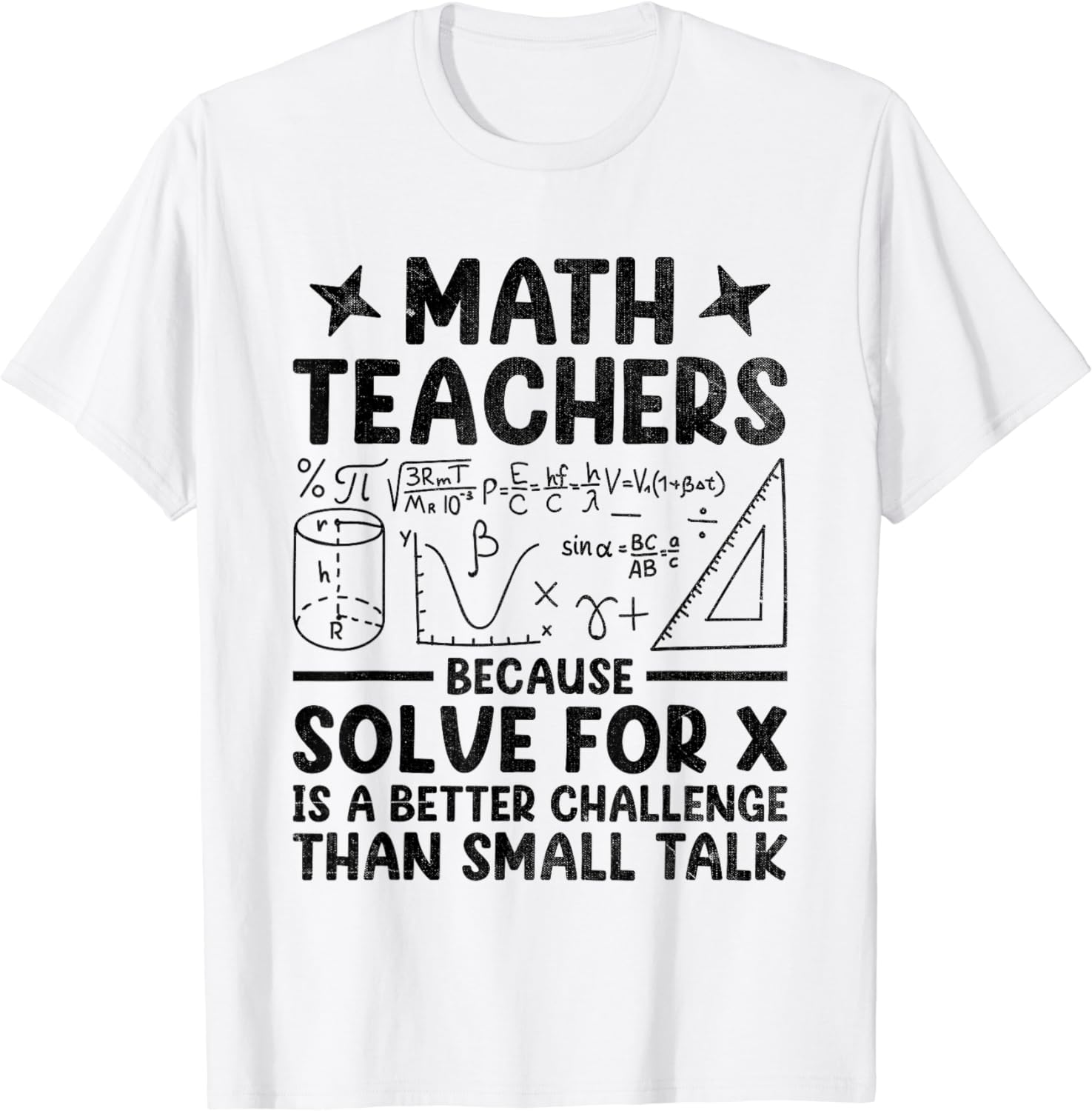 Math Teacher School Teacher Funny Maths Teachers School T-Shirt ...
