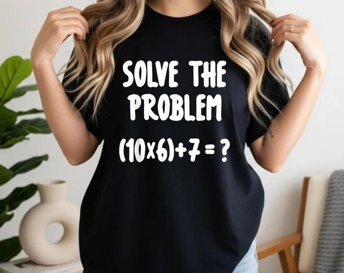 Math Teacher Shirt, 67 Math Shirt, Algebra Teacher Tee, Geeky Classroom ...