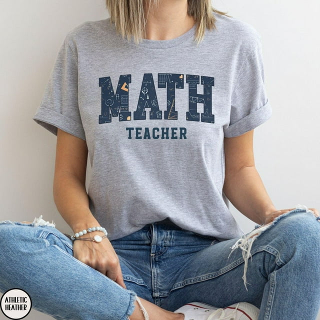 Math Teacher Shirt Algebra Math Instructor Tee High School Math Lover ...
