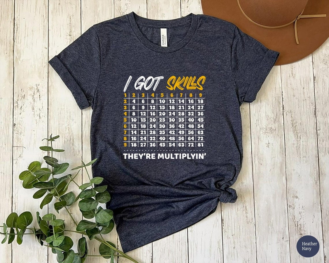 Math Teacher Shirt, Multiplying T-Shirt, Math Shirt, Funny Math Gift ...