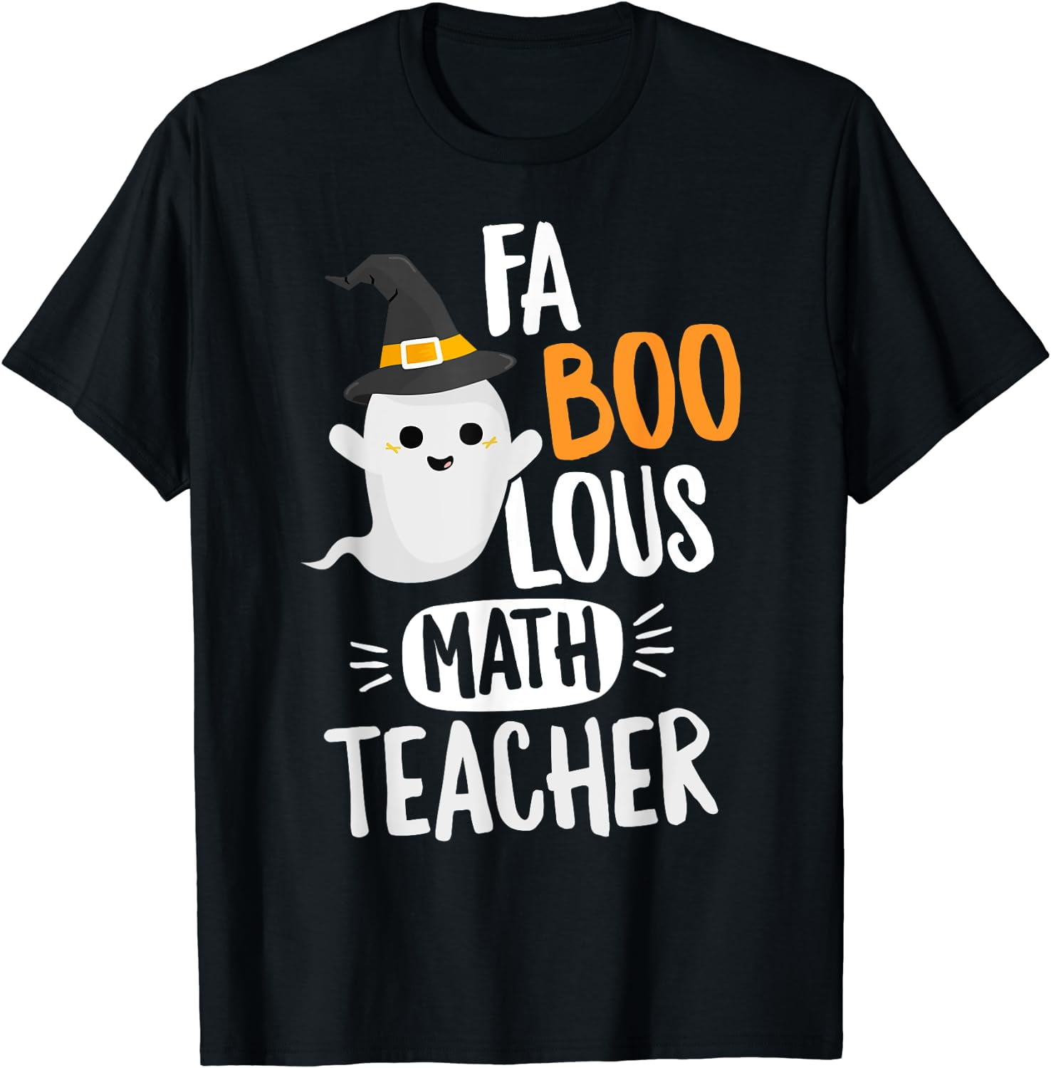 Math Teacher T-Shirt Faboolous Halloween Outfit School - Walmart.com