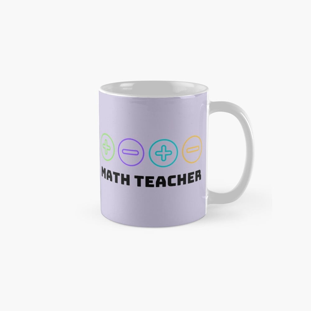 Math Teacher Teaching Math Classic Mug - Walmart.com