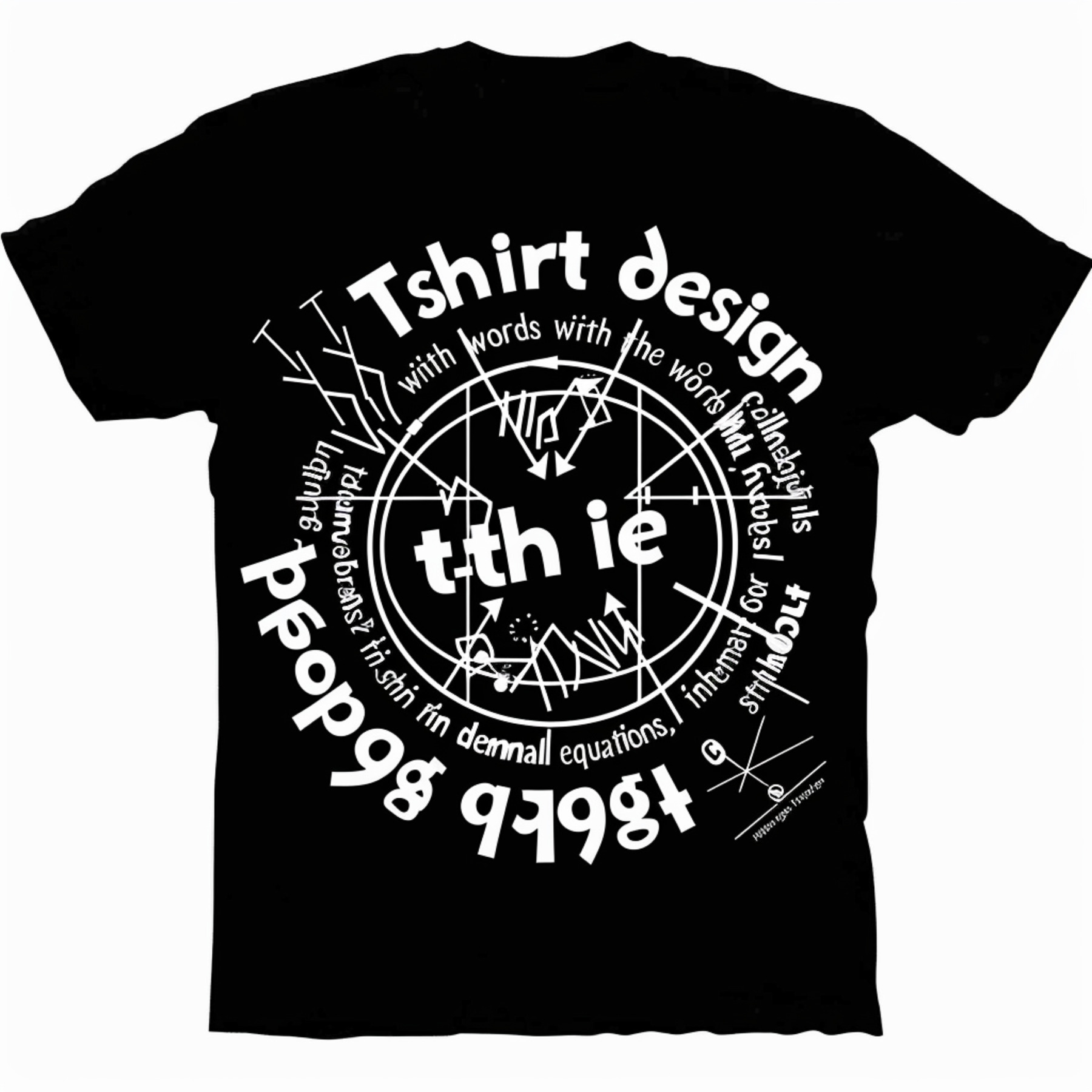 Math Teacher's Ultimate Statement Tee: with mathematical equations ...