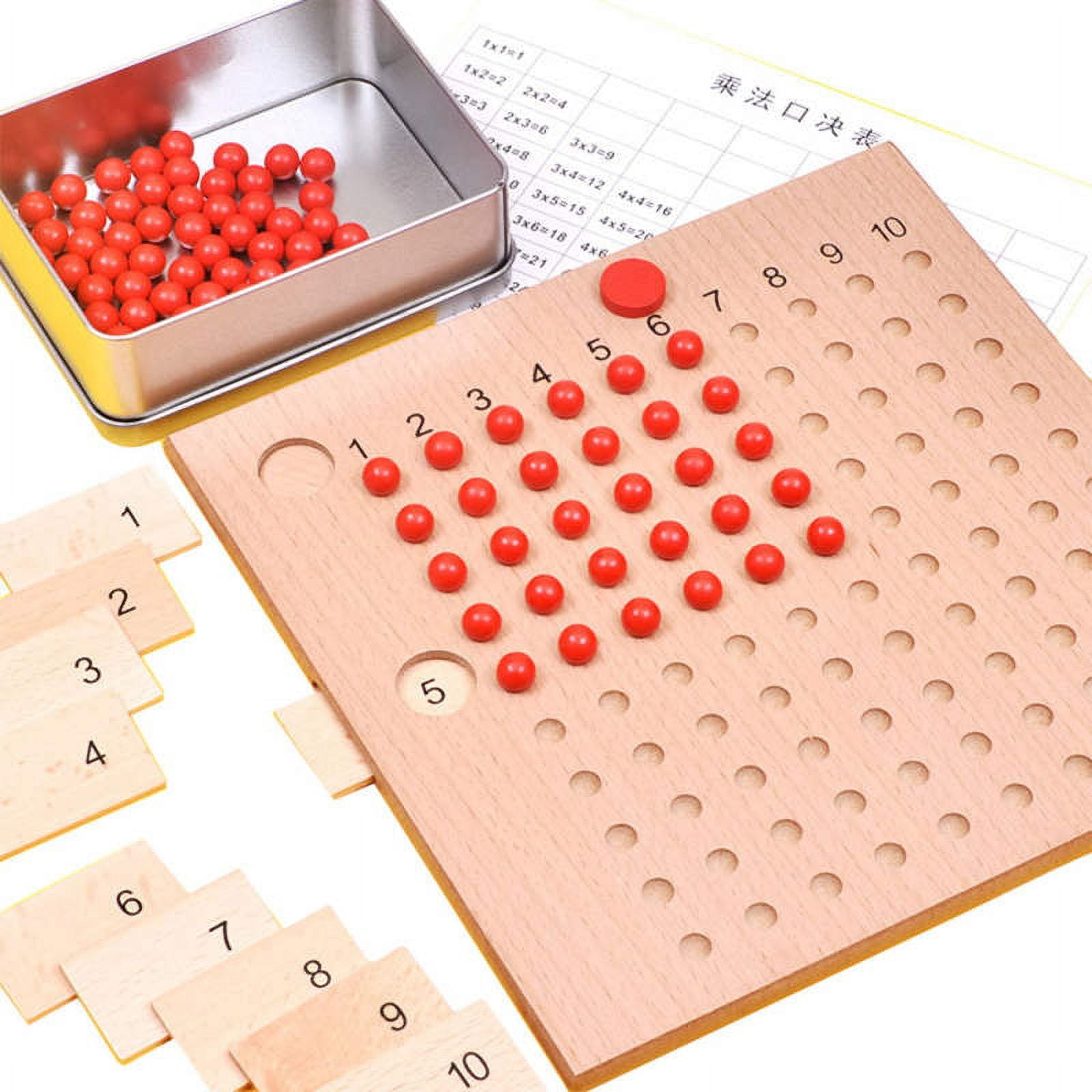 Math Teaching Aids Addition Subtraction Division Puzzle Board Early ...