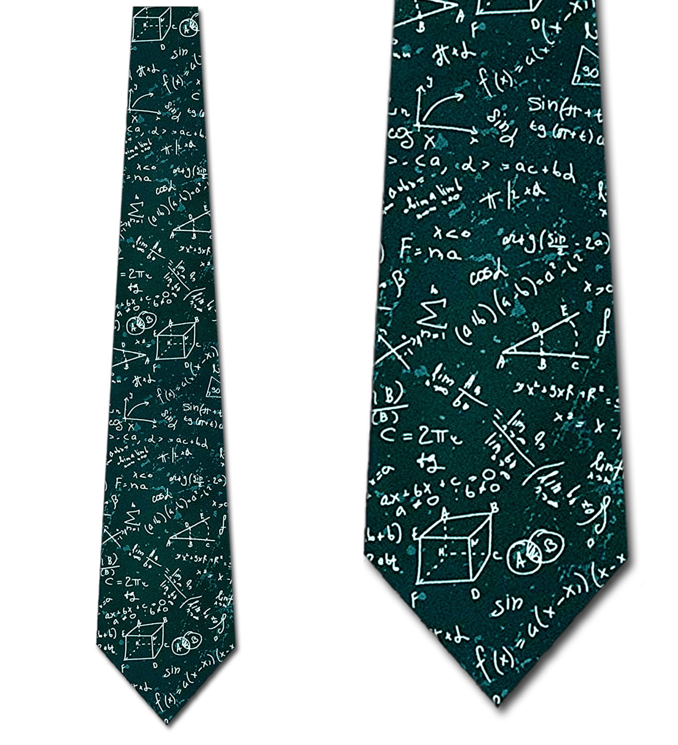 Math Ties Mens Math Equation Necktie Education Tie by Three Rooker ...