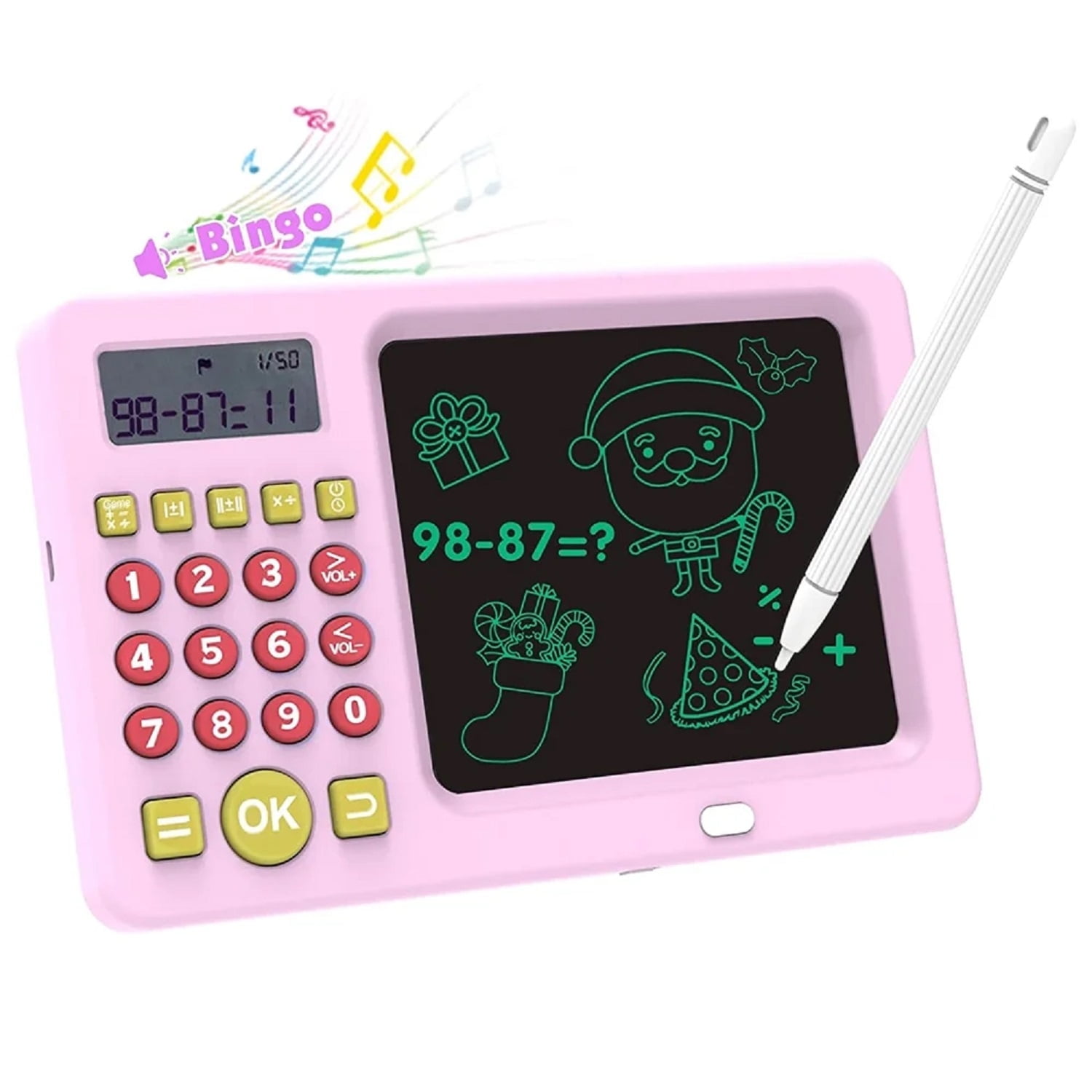 Math Toys for Kids 5-7, Writing Tablet for Kids Educational Math ...