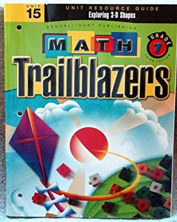 Pre-Owned Math Trailblazers Grade 1 Unit 15 E#xploring 3-D Shapes (Unit ...
