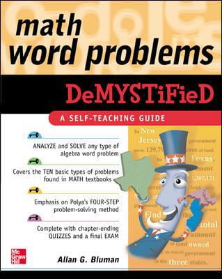 Pre-Owned Math Word Problems Demystified (Paperback) 0071443169 ...