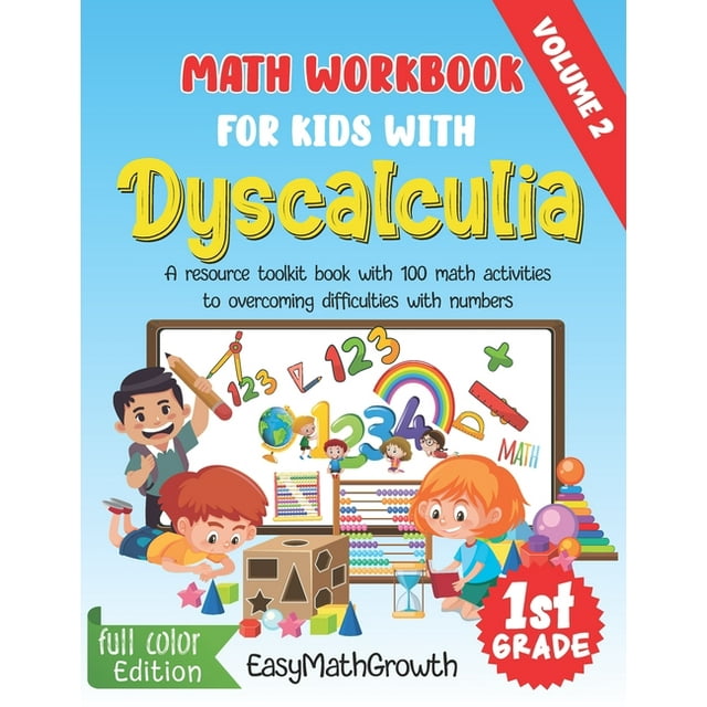 Math Workbook For Kids With Dyscalculia. A Resource Toolkit Book With ...