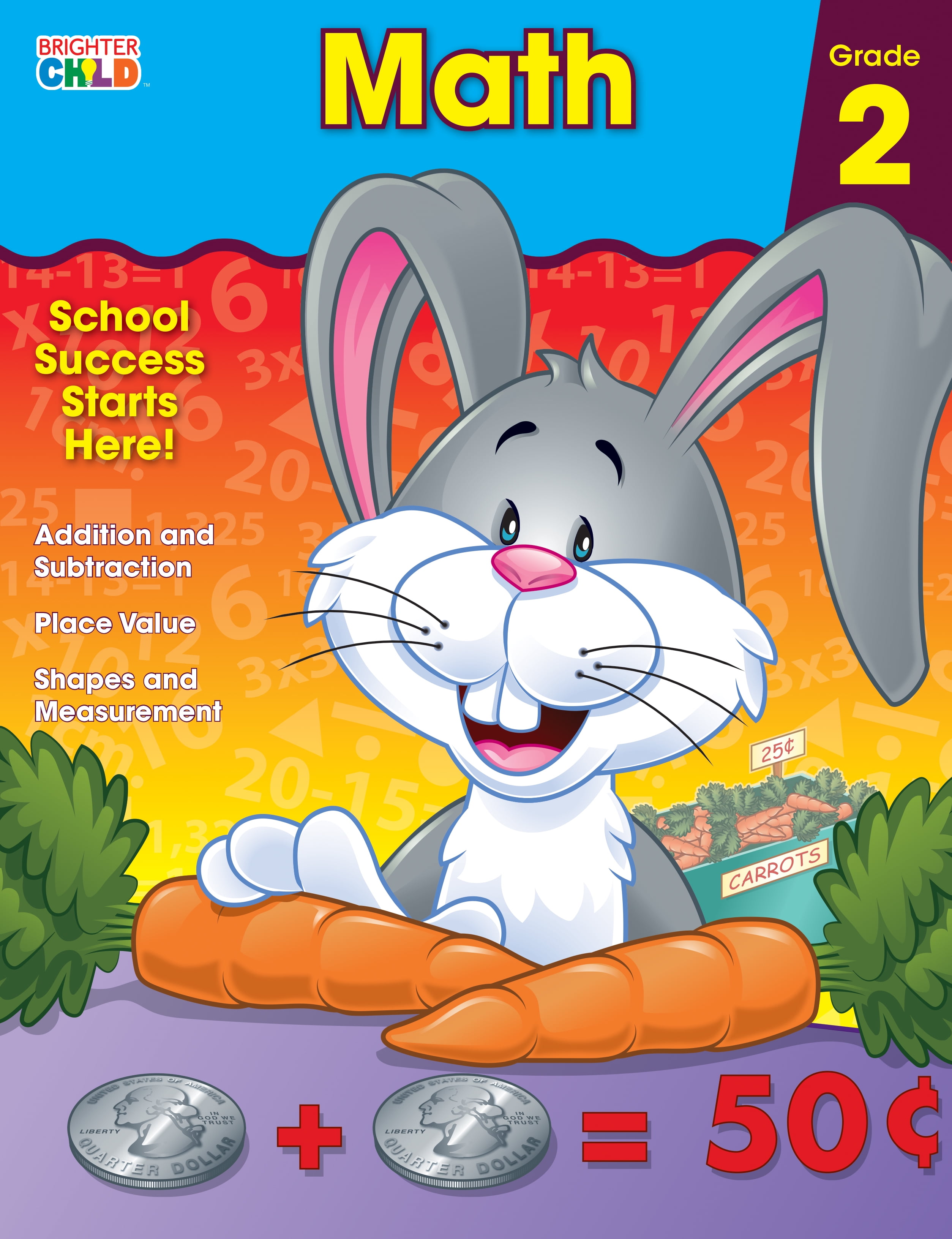 Math Workbook, Grade 2 (Paperback) - Walmart.com