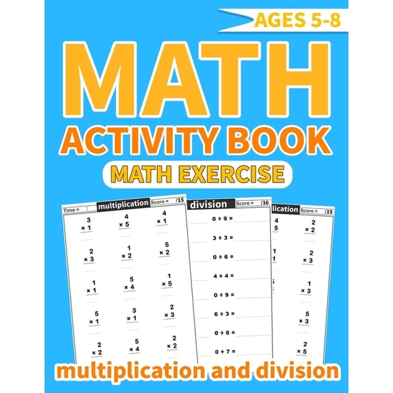 Math activity book multiplication and division: More than 1000 ...