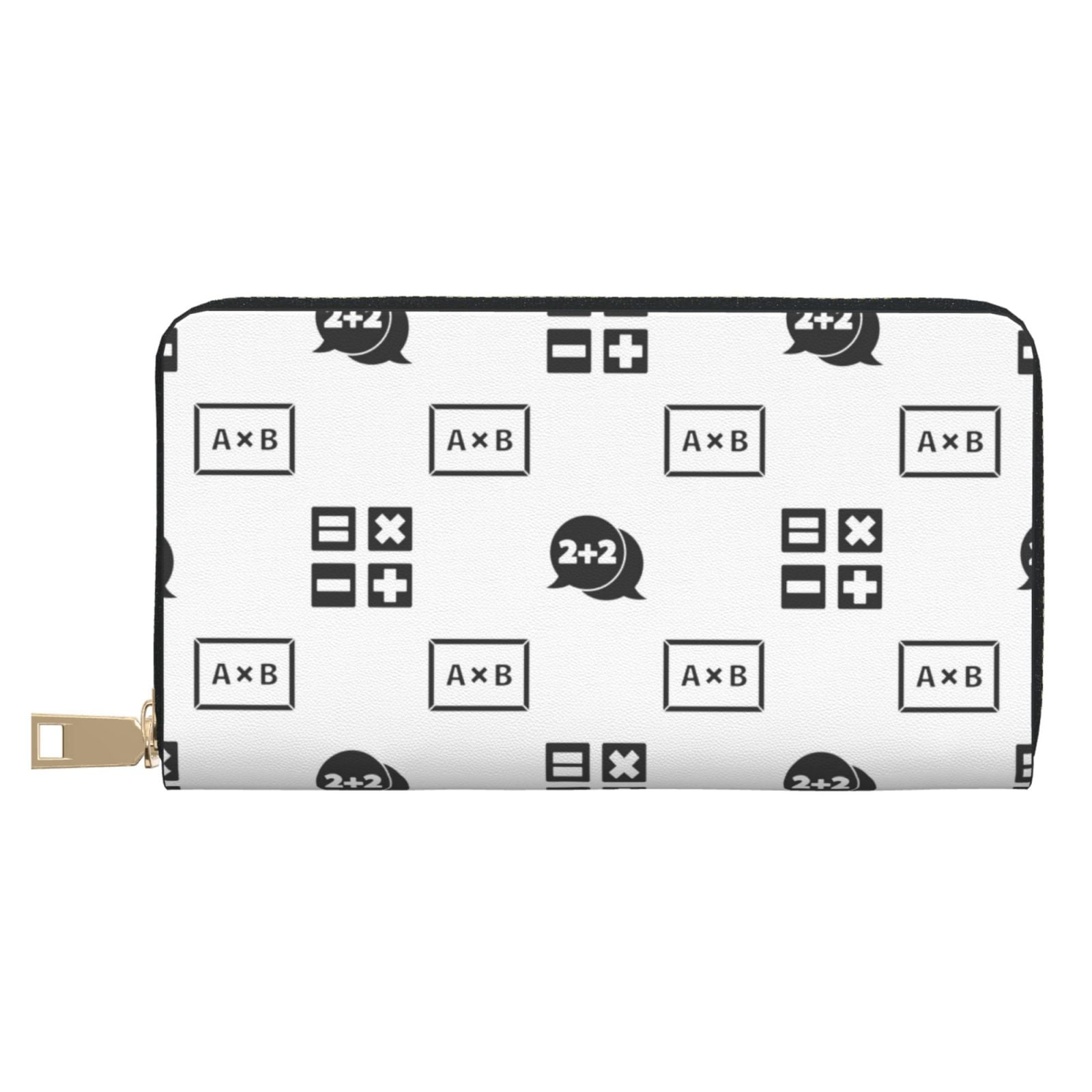 Math algorithm Print Wallet Women, Leather Bifold Multi Card Wallet ...