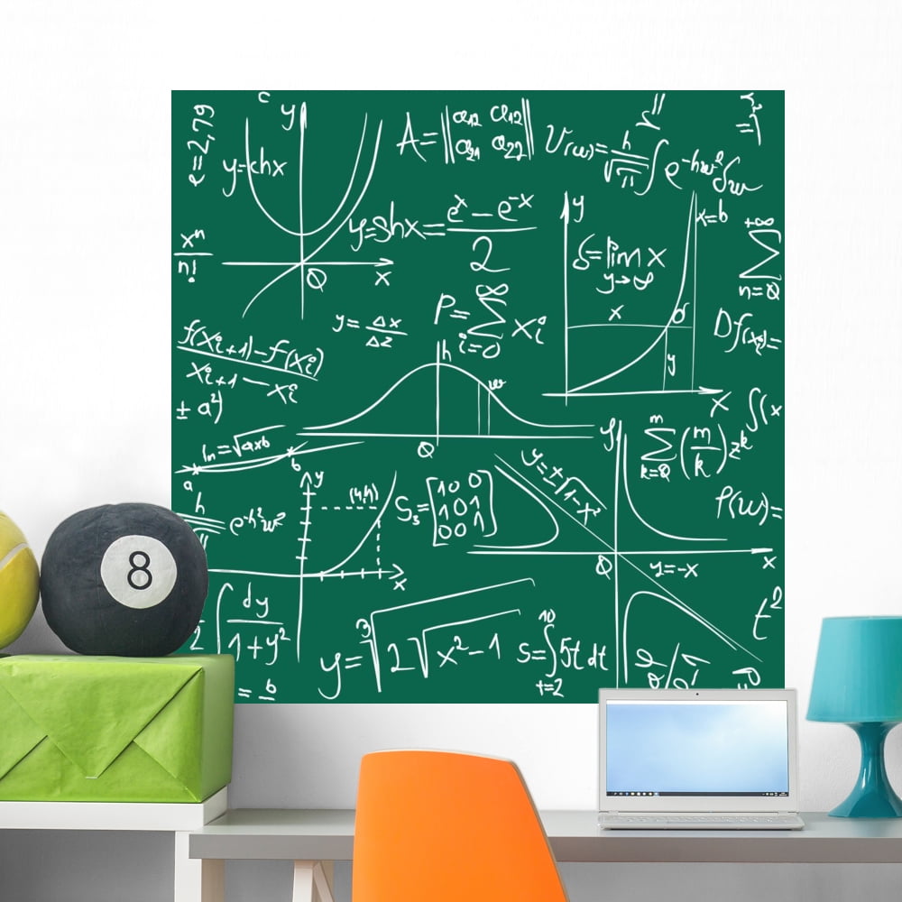Math by Wallmonkeys Peel and Stick Graphic (36 in H x 36 in W) WM271272 ...