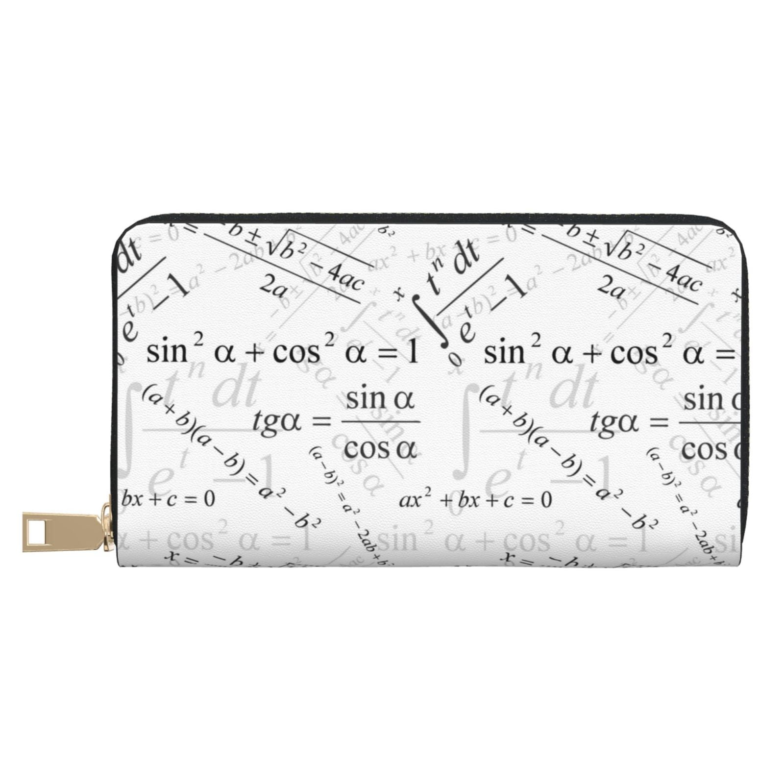 Math formula design Wallet Women, Leather Bifold Multi Card Wallet ...