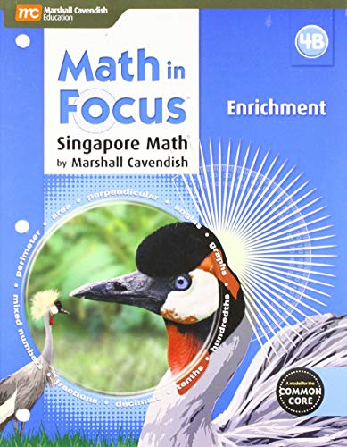 Pre-Owned Math in Focus Enrichment Blackline Master B Grade 4 (Hmh Math in Focus) Hardcover ...