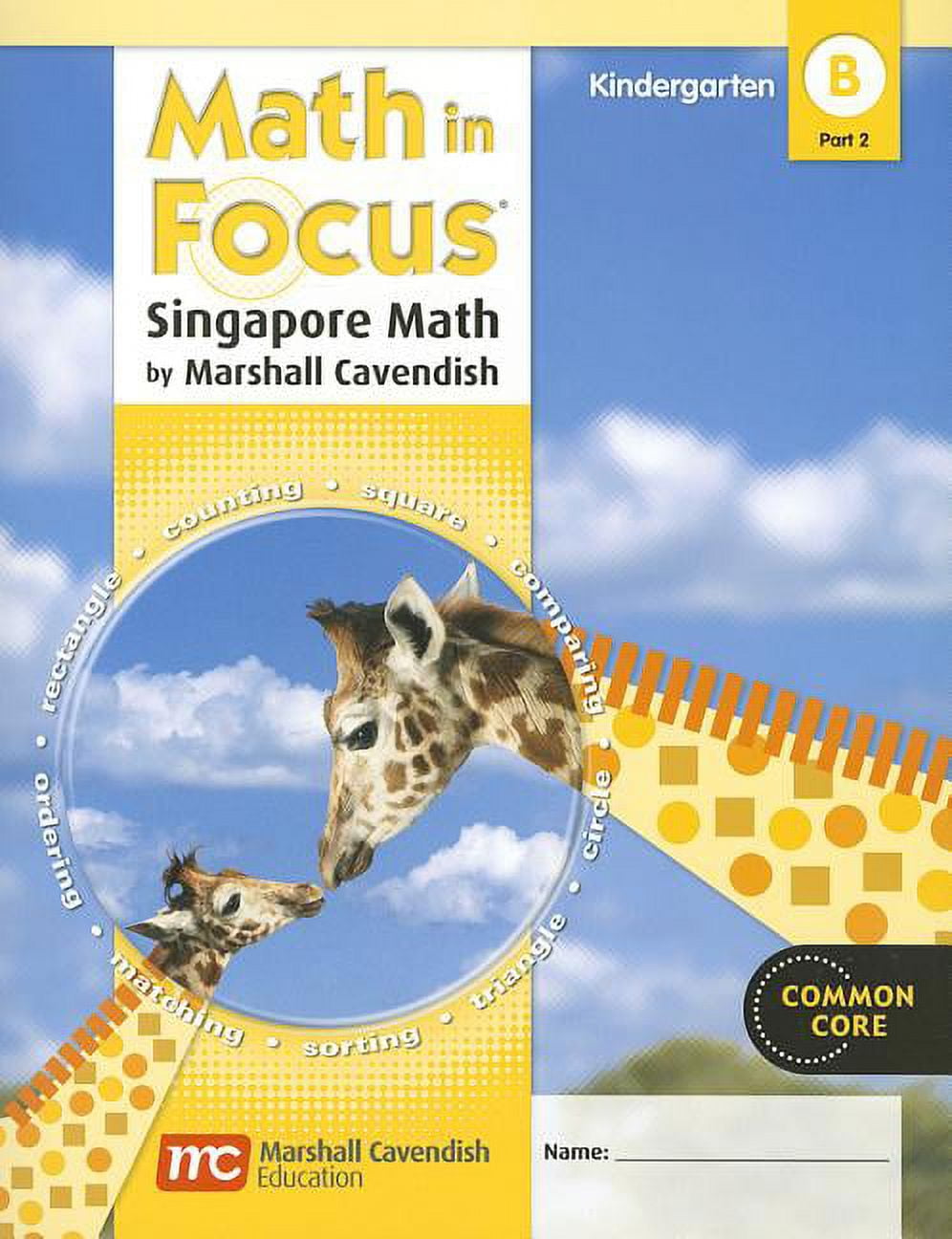 Math in Focus: Singapore Math Student Edition, Book B Part 2 Grade K ...