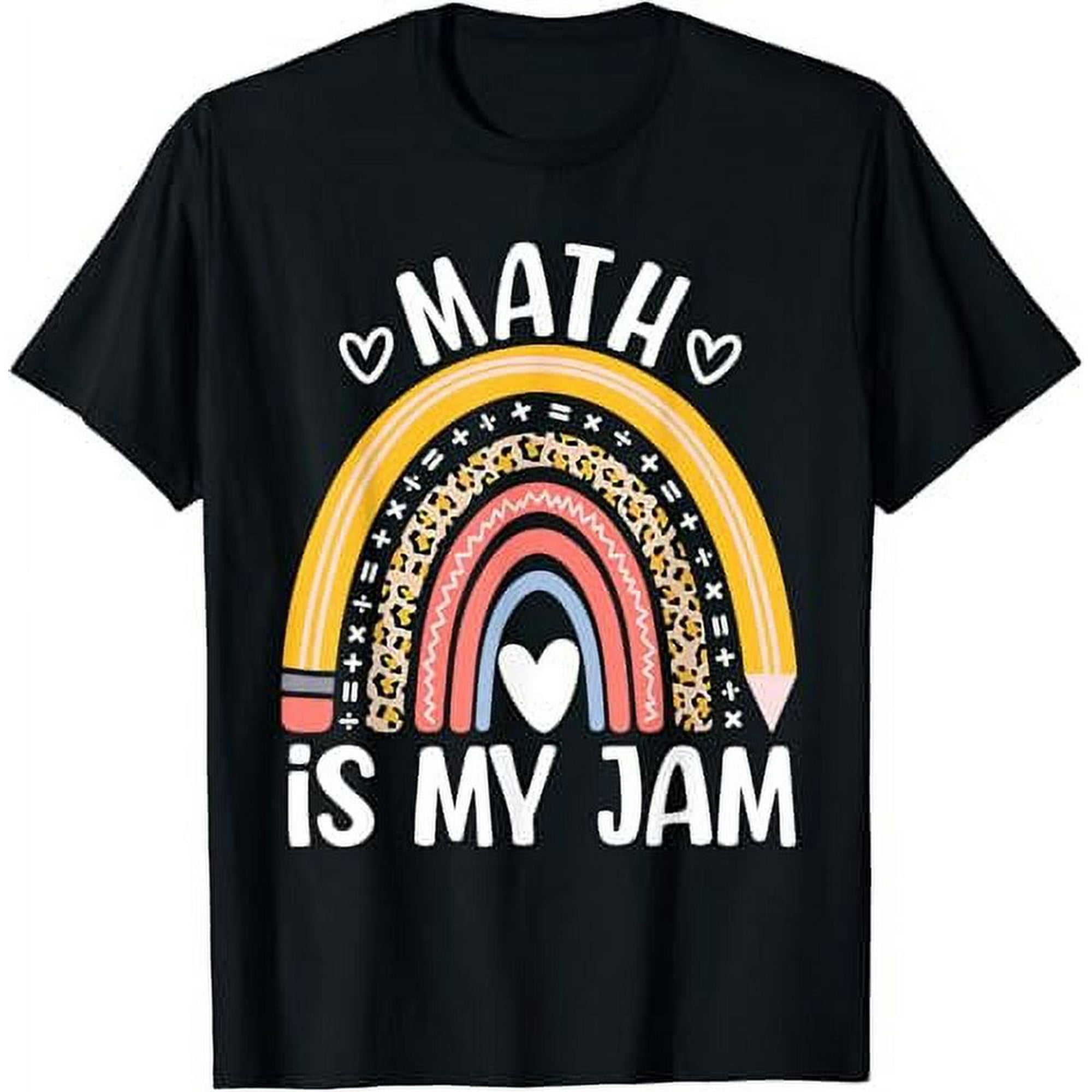 Math is My Jam First Day Back To School Math Teacher Student T-Shirt ...