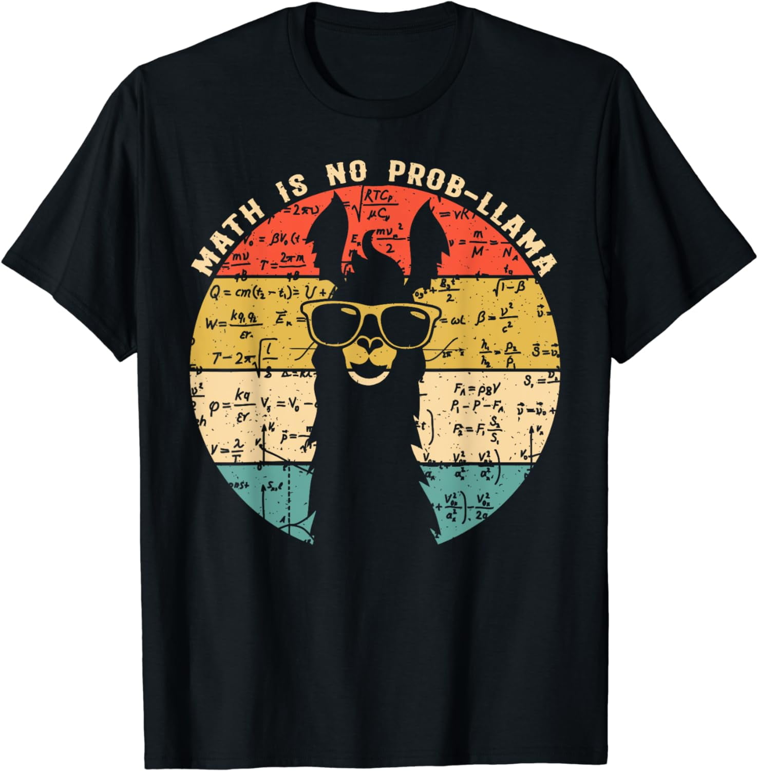 Math is No Prob-Llama - Math Llama Teacher T-Shirt - Walmart.com
