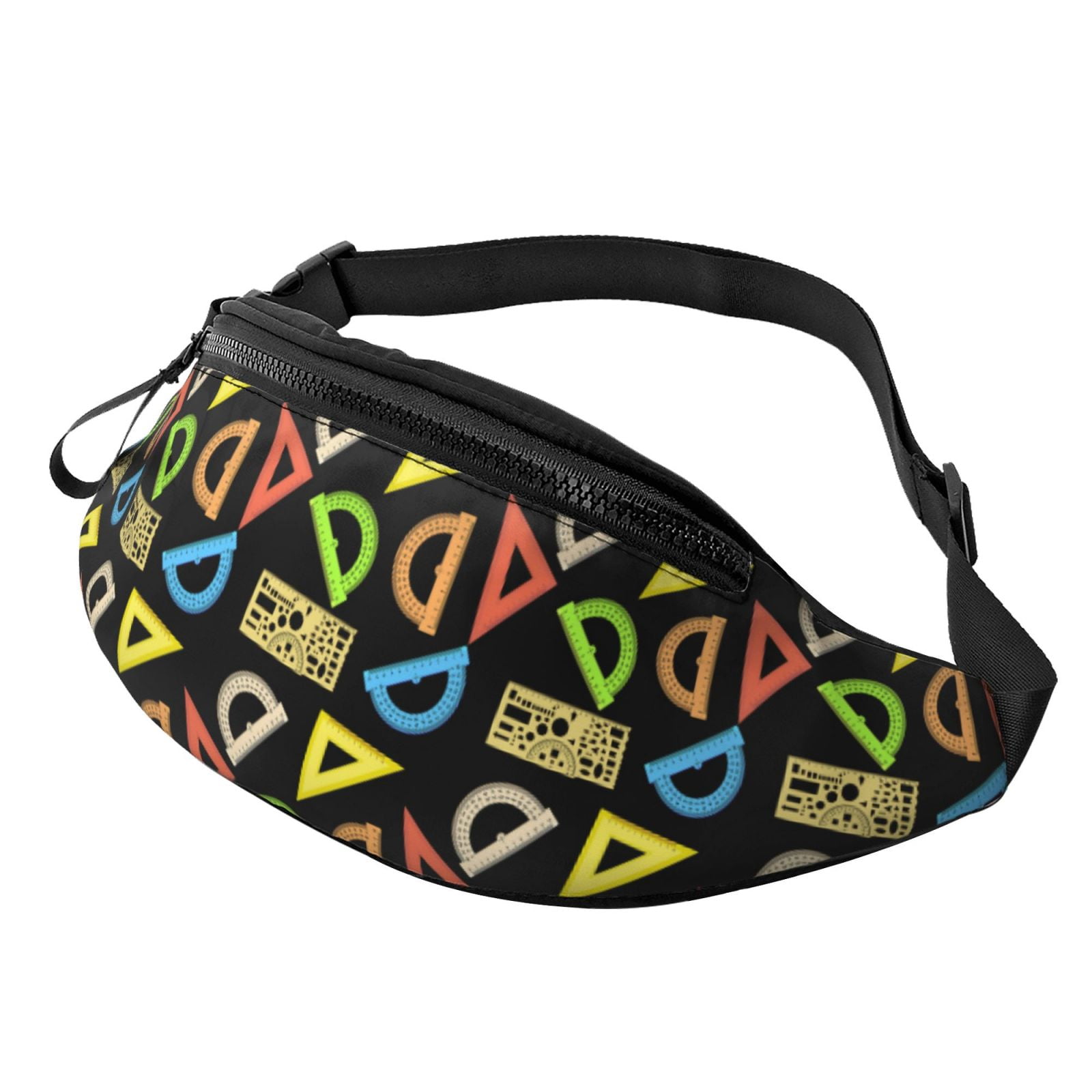 Math ruler colorful Print Fanny Packs Waist Bag Crossbody Bags for ...