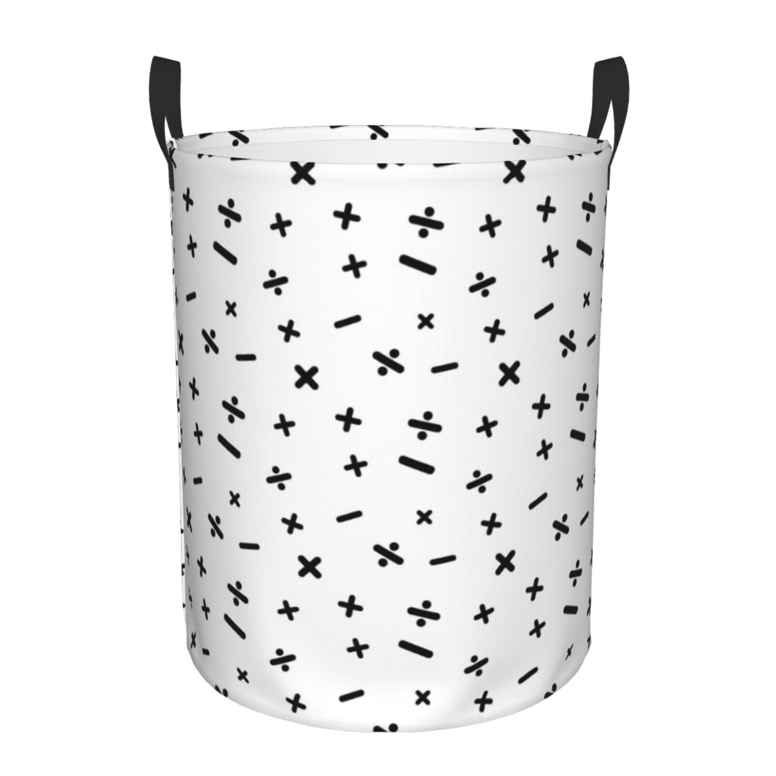 Math sign Print hilarious Laundry Basket, Laundry Hamper Waterproof ...