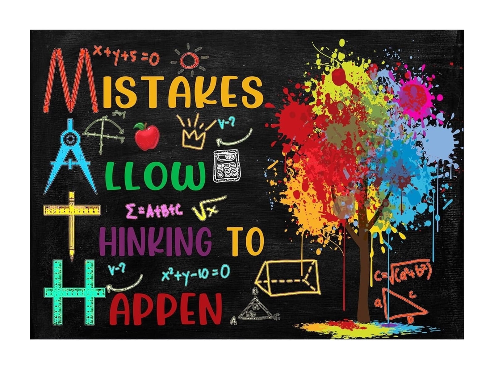 Math teaches us Teacher Posters For Classroom Math Posters For Middle ...