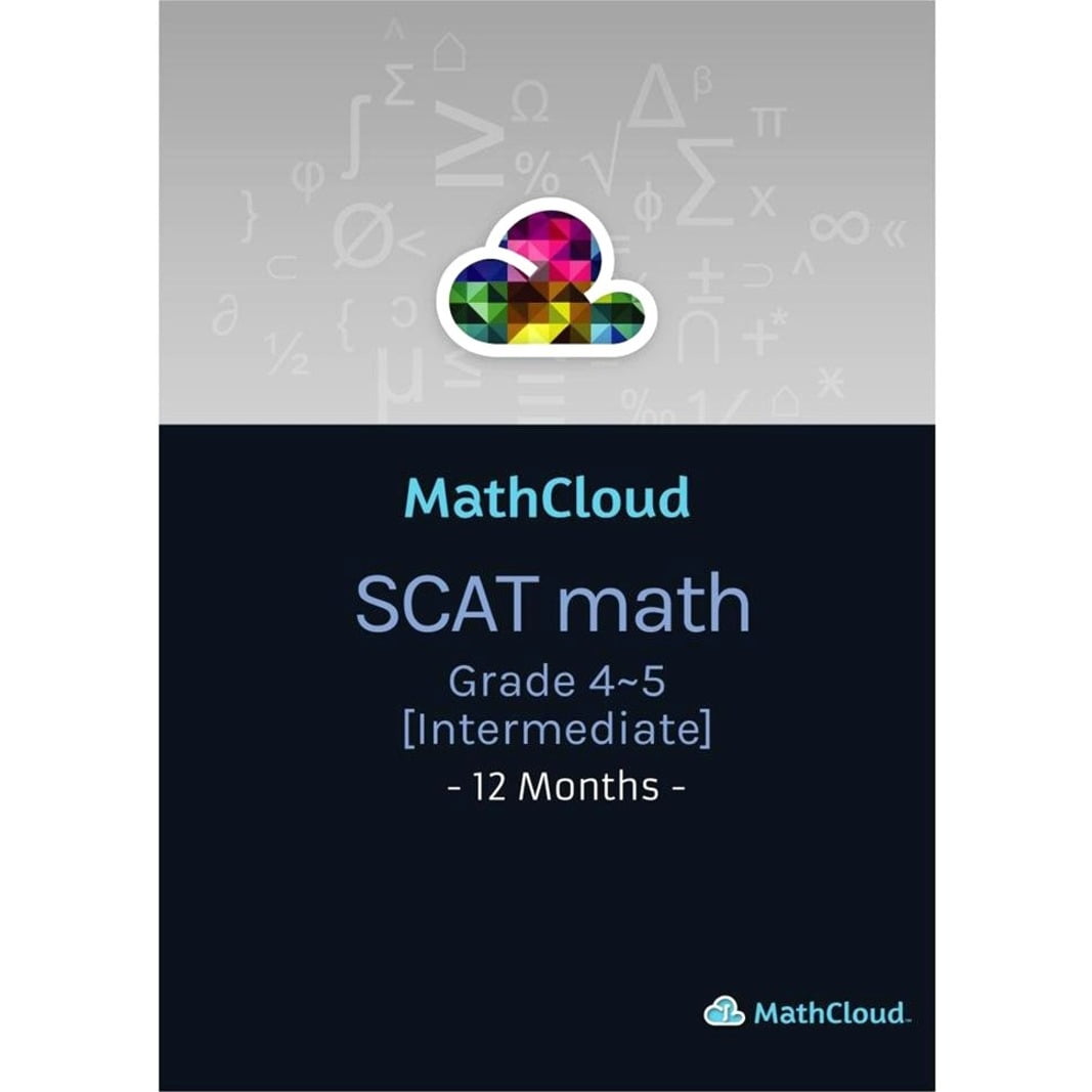 MathCloud MathCloud SCAT-Math Grade 4~5 Intensive 12 Year-14 Year, Academic Training Course ...
