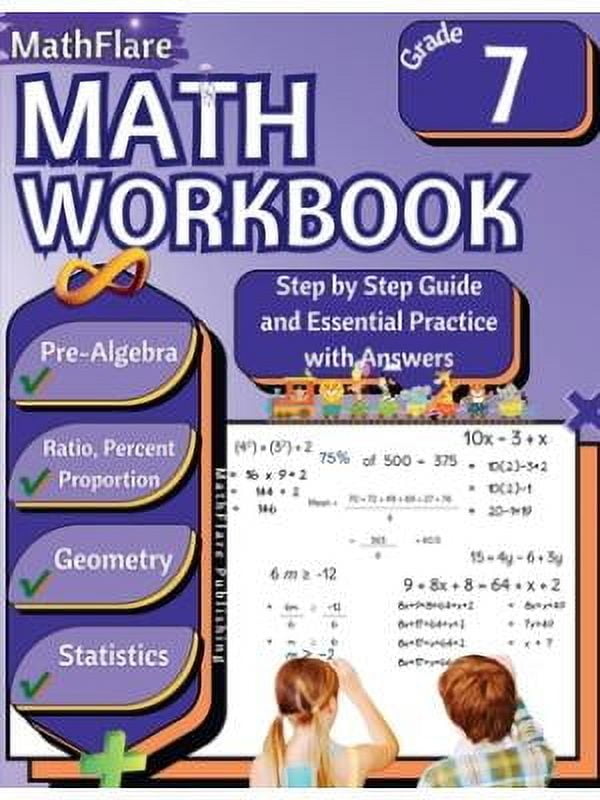 MathFlare - Math Workbook 7th Grade : Math Workbook Grade 7: Pre ...