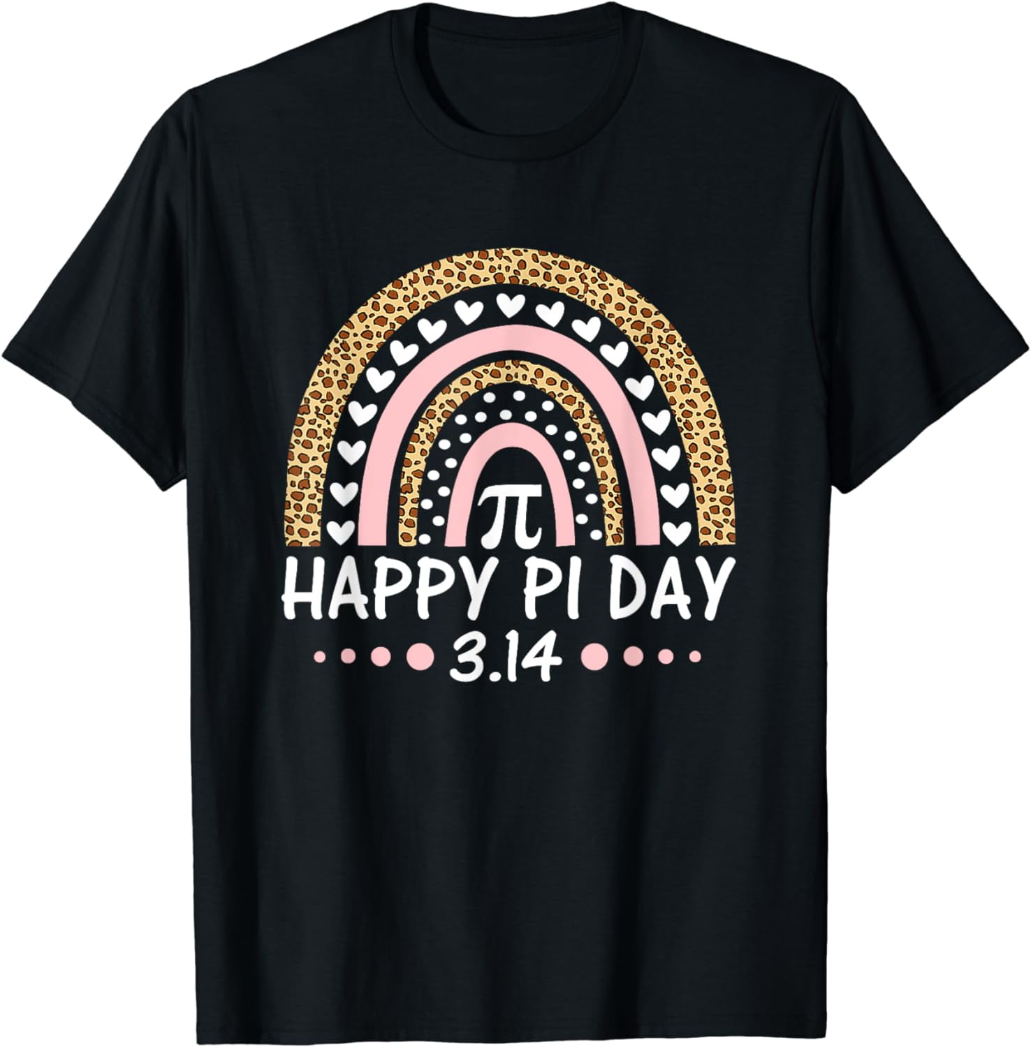 Mathematic Math Teacher Gift Leopard Rainbow T-Shirt - Walmart.com