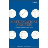 Mathematical Analysis: A Concise Introduction, (Hardcover) - Walmart.com