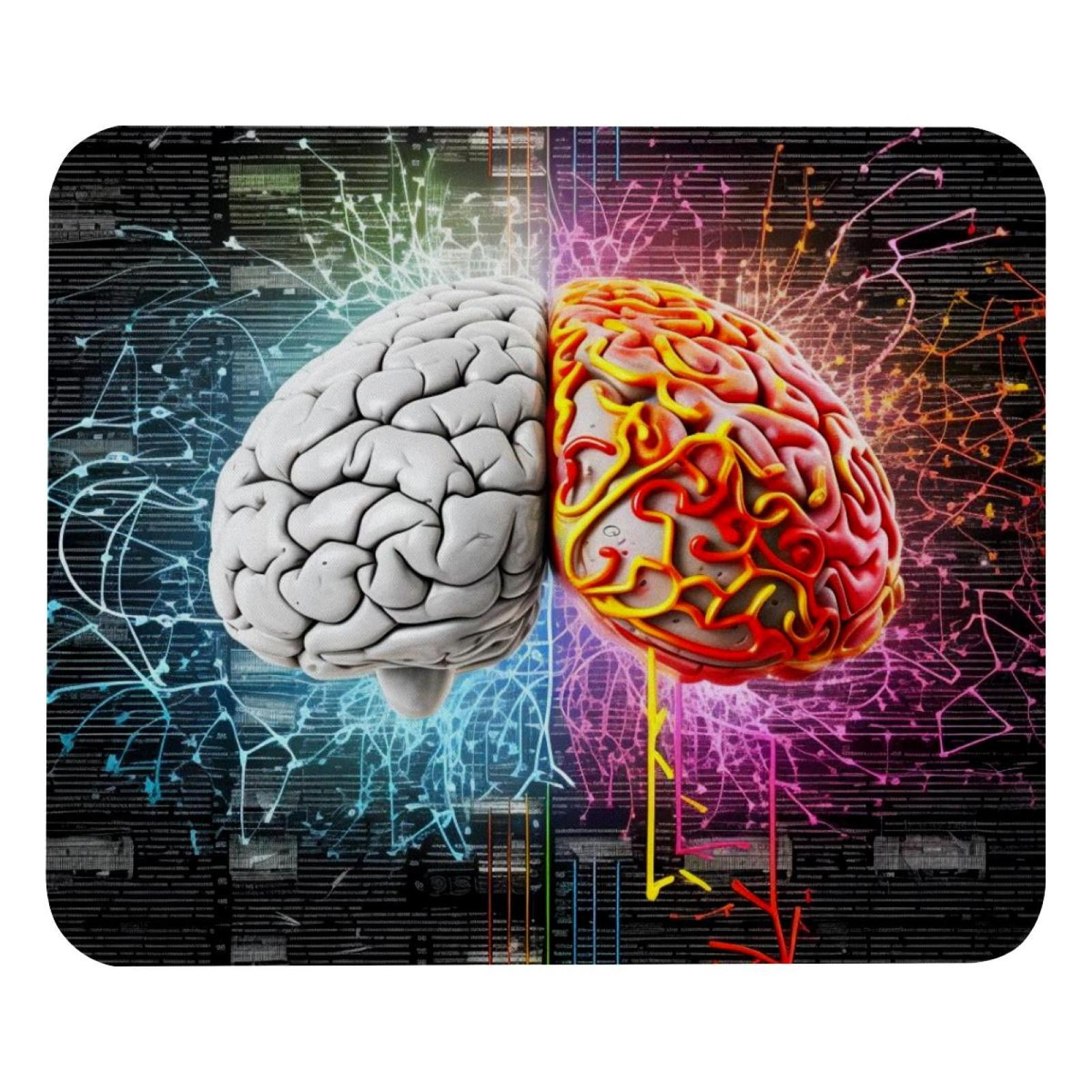 Mathematical Engineering Brain Mouse Pad, Cloth with Rubberized Base ...
