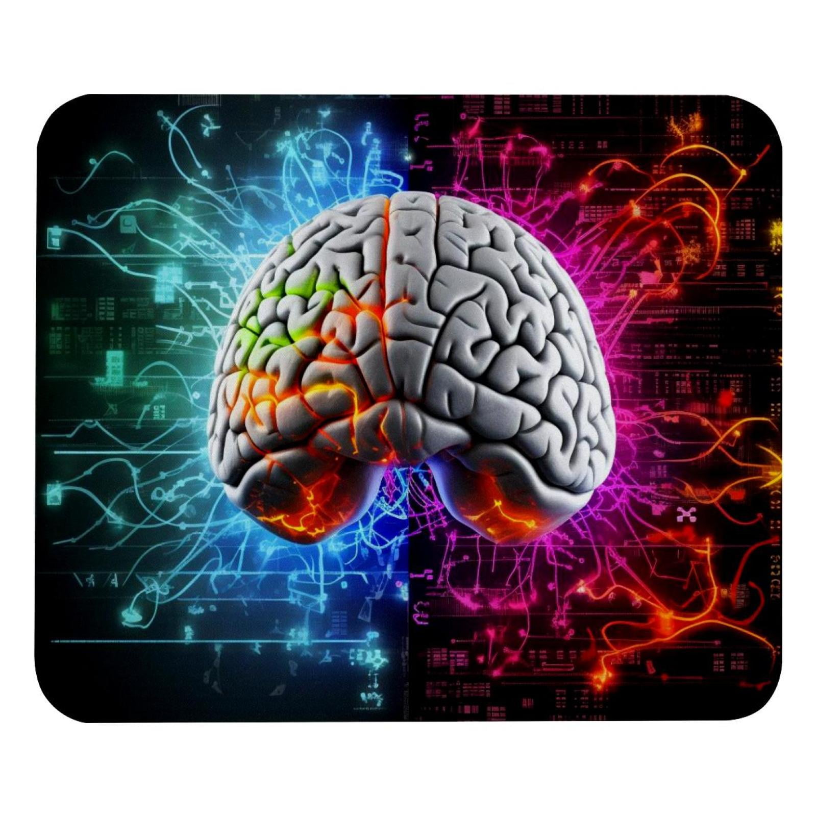 Mathematical Engineering Brain Mouse Pad, Personality Design Rubber ...