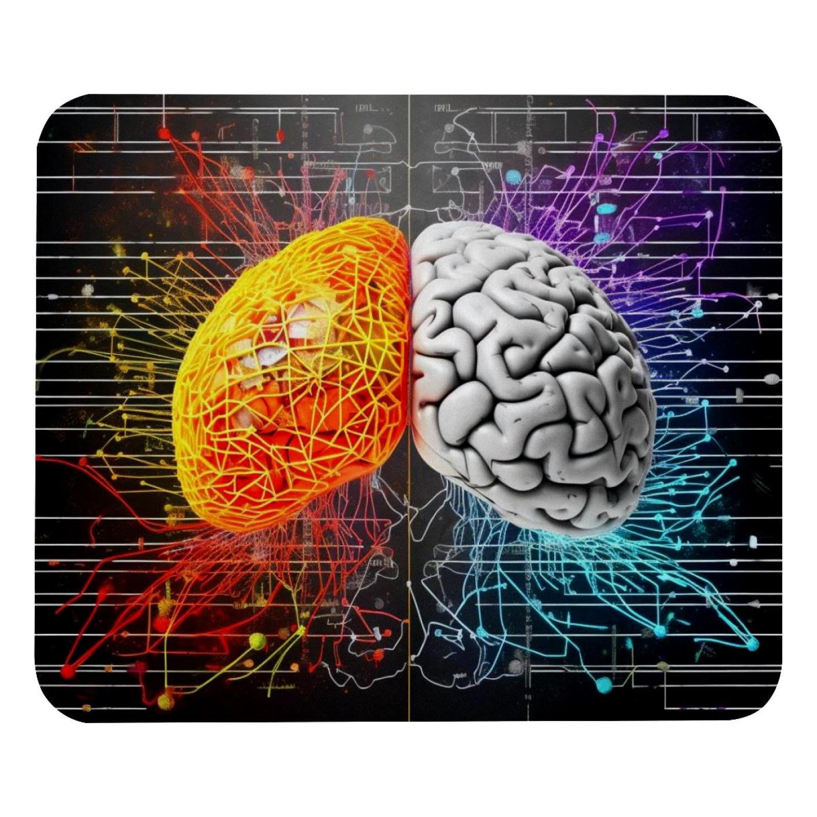 Mathematical Engineering Brain Mouse Pad, Personality Design Rubber ...